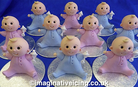 Sweet Sugar Icing Babies – handmade cake toppers | Imaginative Icing ...