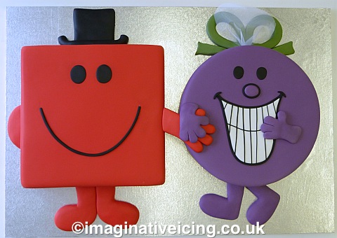 Mr & Mrs shaped Wedding Cake | Imaginative Icing - Cakes - Scarborough ...
