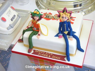 Yuya-Sakaki and Yu-Gi-Oh! Birthday Cake | Imaginative Icing - Cakes ...